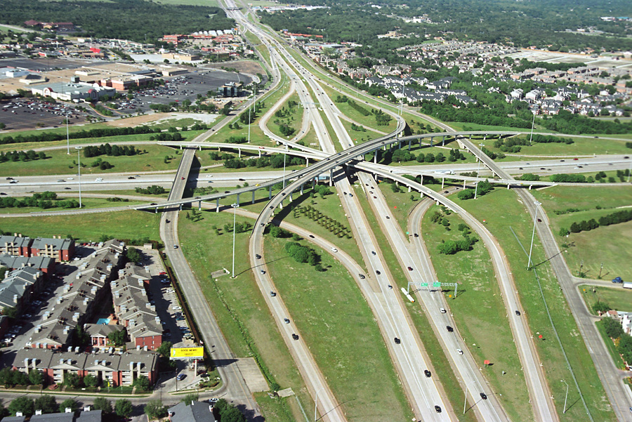 I-20 at US 67 aerial views