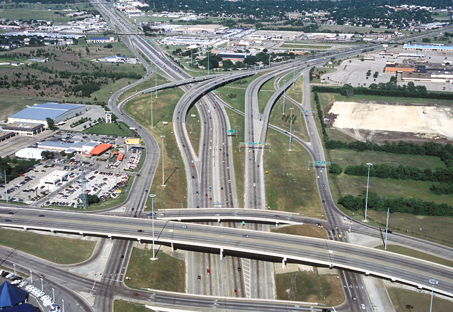 I-30 at US 80 aerial views