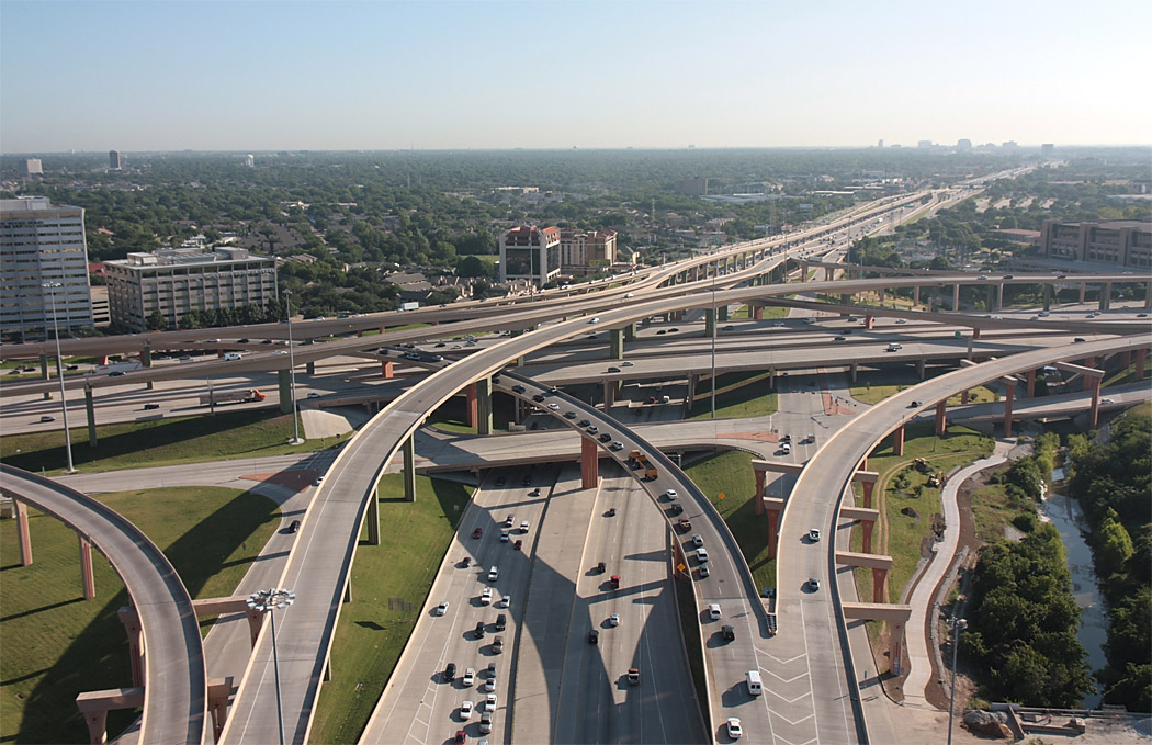 I-635 at US 75 aerial views