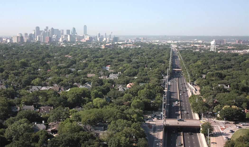Dallas North Tollway aerial views