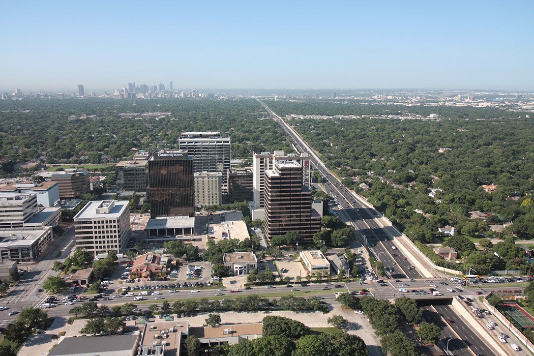 Dallas North Tollway aerial views