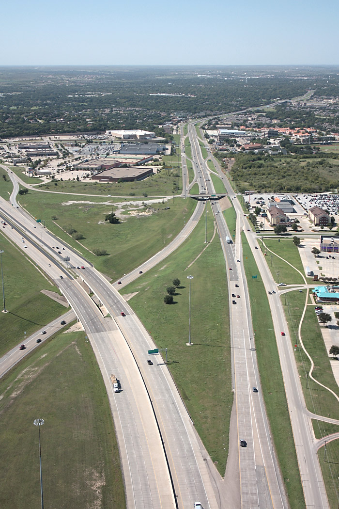 I-20 South Fort Worth aerial views