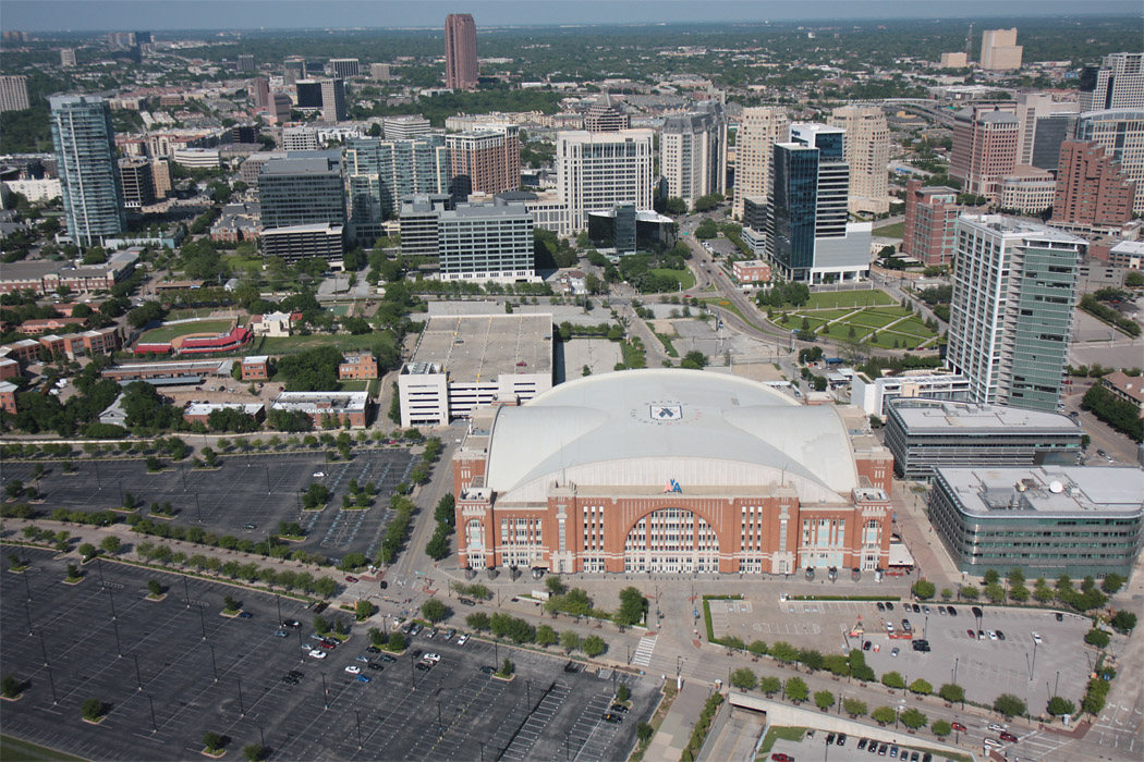 American Airlines Center aerial views