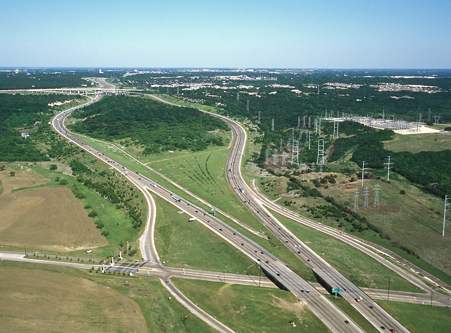 I-20 at Spur 408 aerial views