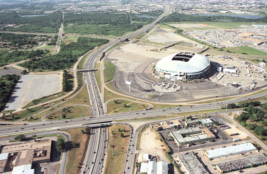 Texas Stadium aerial views
