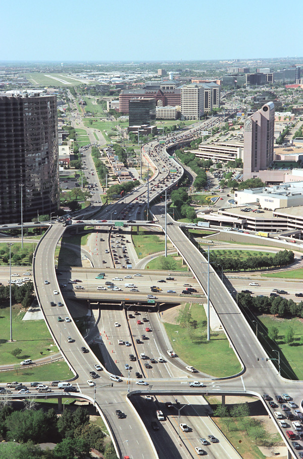 Archive: I-635 at the Dallas North Tollway aerial views