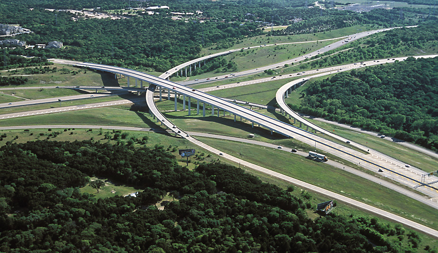 Spur 408 at I-20 aerial views