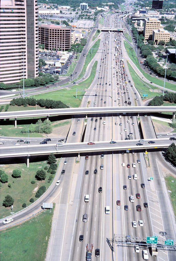 Archive: I-635 at the Dallas North Tollway aerial views