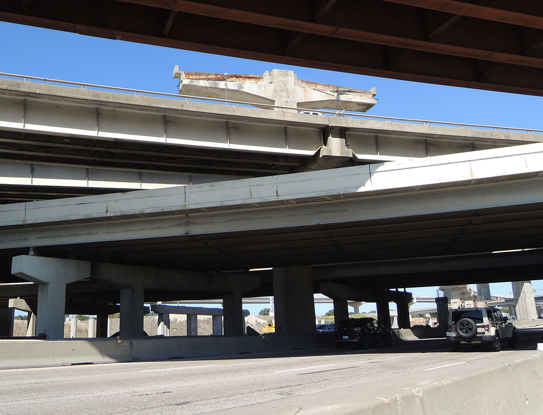 I-635 Dallas LBJ East construction photos