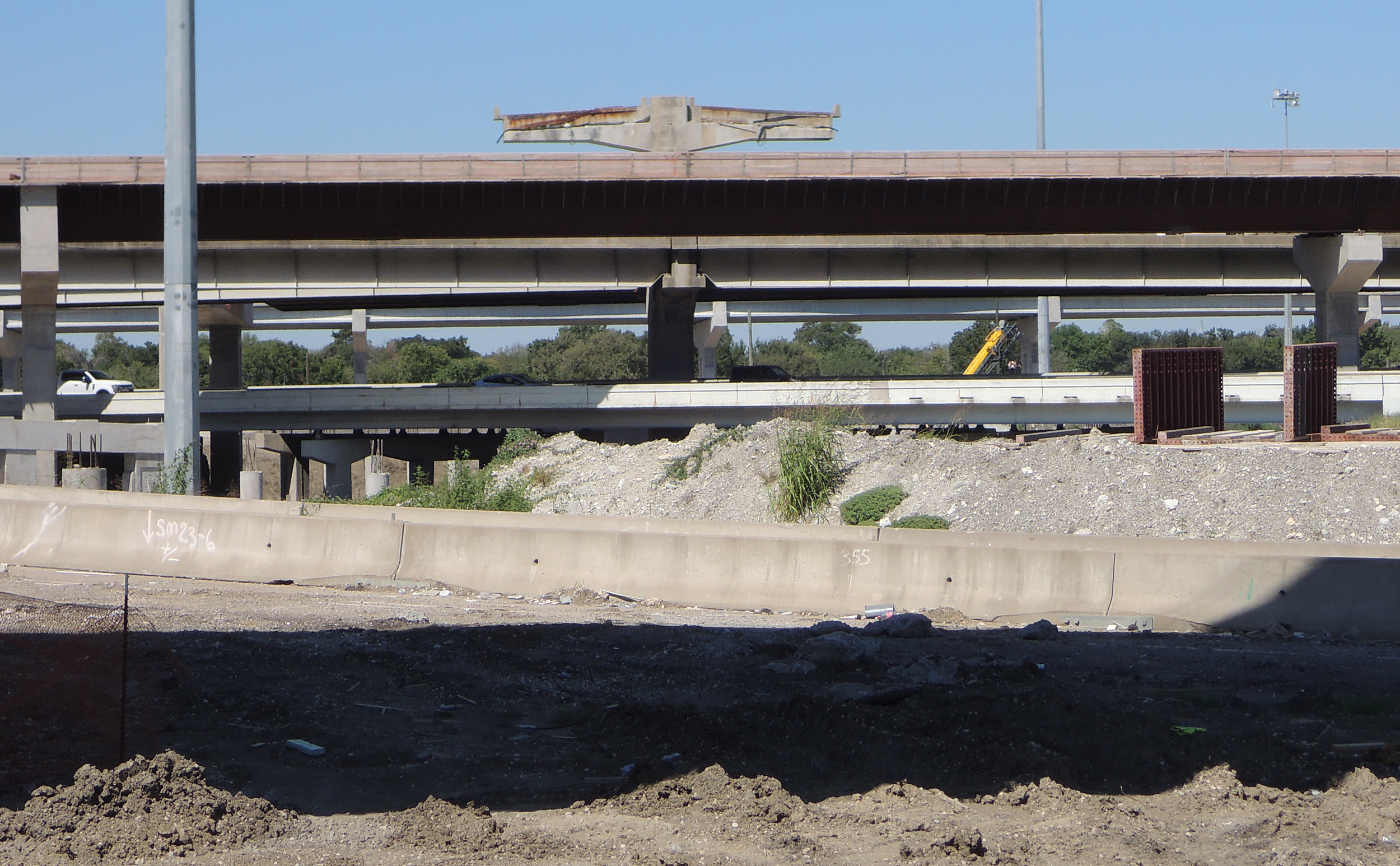 I-635 Dallas LBJ East construction photos