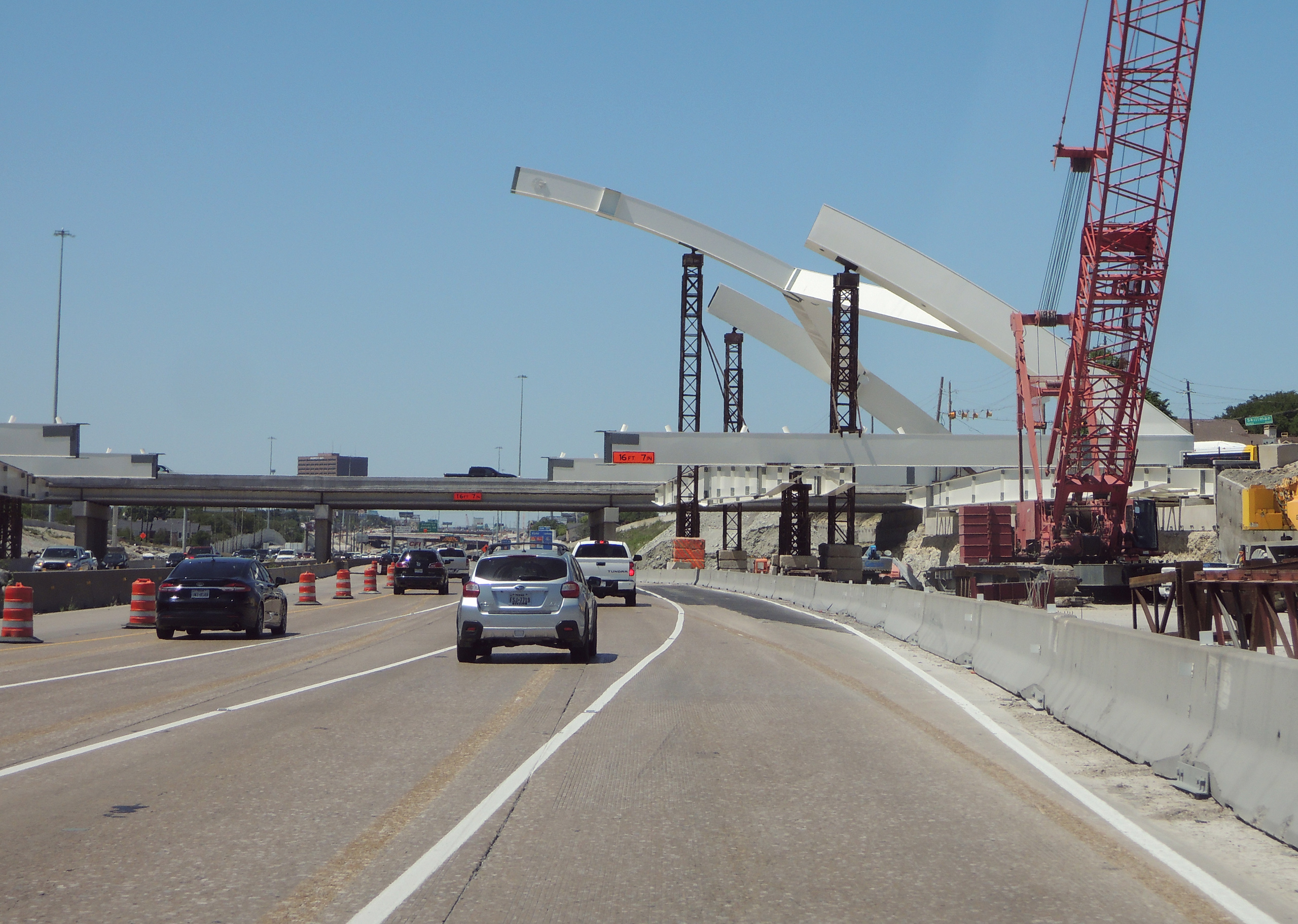 I-635 Dallas LBJ East construction photos