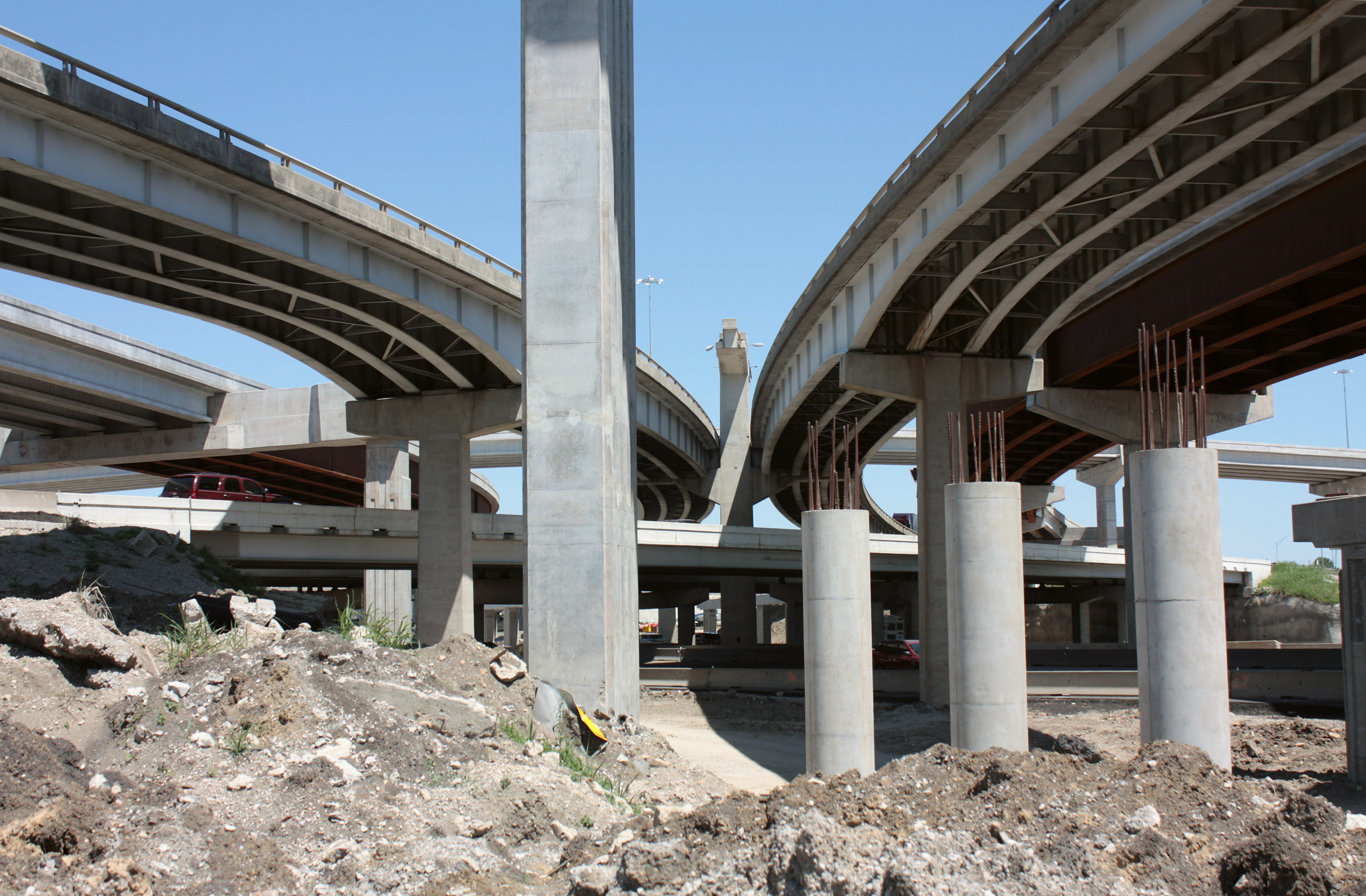 I-635 Dallas LBJ East construction photos