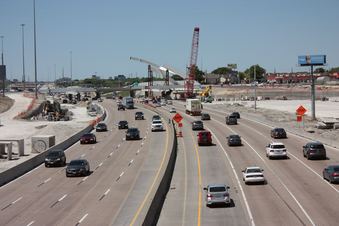 I-635 Dallas LBJ East construction photos