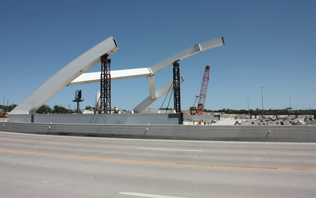 I-635 Dallas LBJ East construction photos