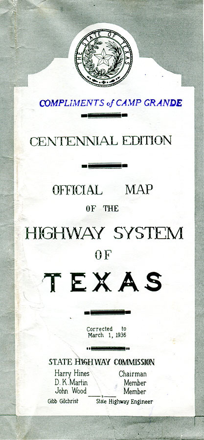 Old Highway Maps of Texas